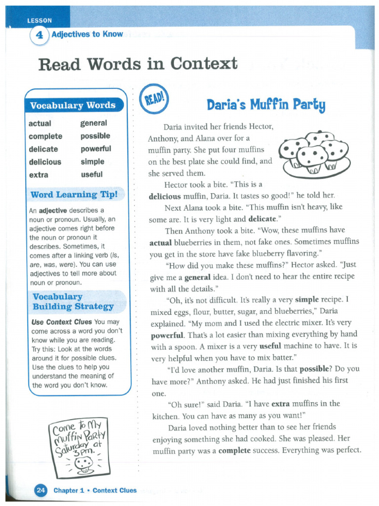 Powerful Vocabulary 4, 3rd Grade | PDF