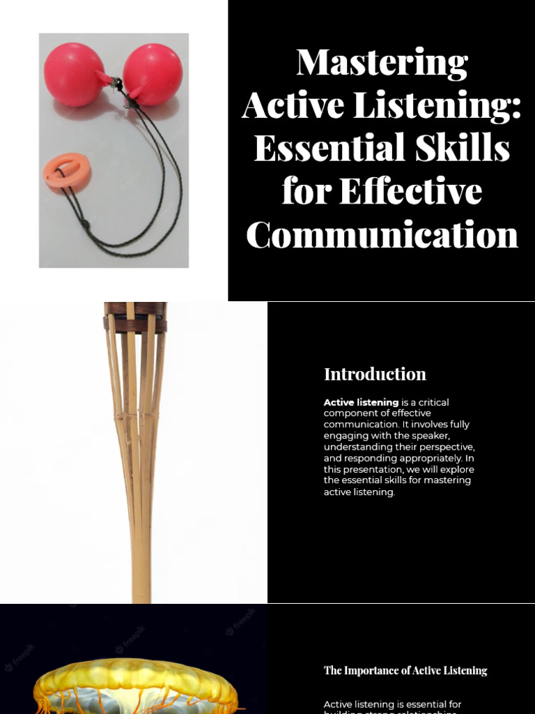 Wepik Mastering Active Listening Essential Skills For Effective ...