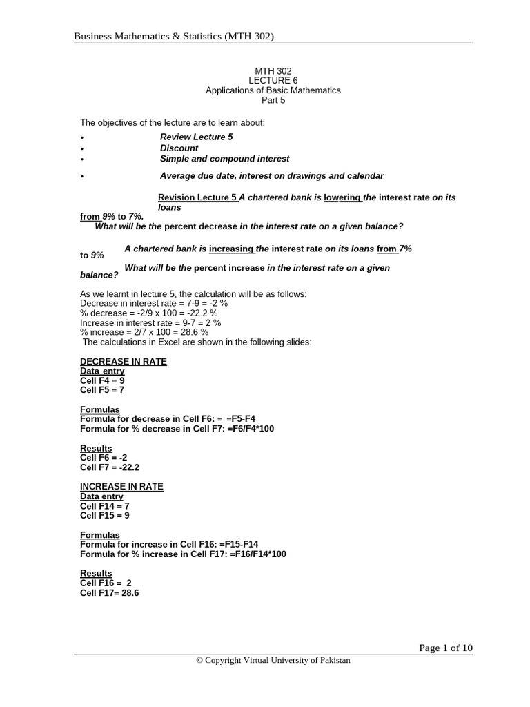 Lecture 6 Handouts | PDF