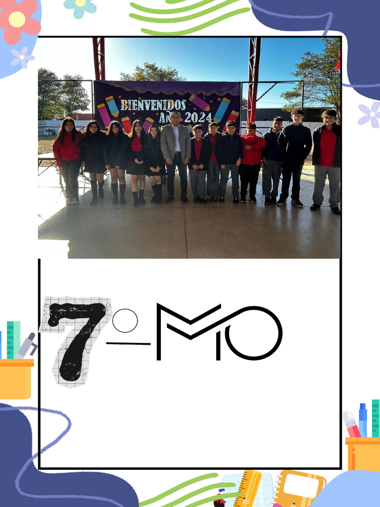 Cute Pastel Blue School Themed Page Border Design Template (2) | PDF