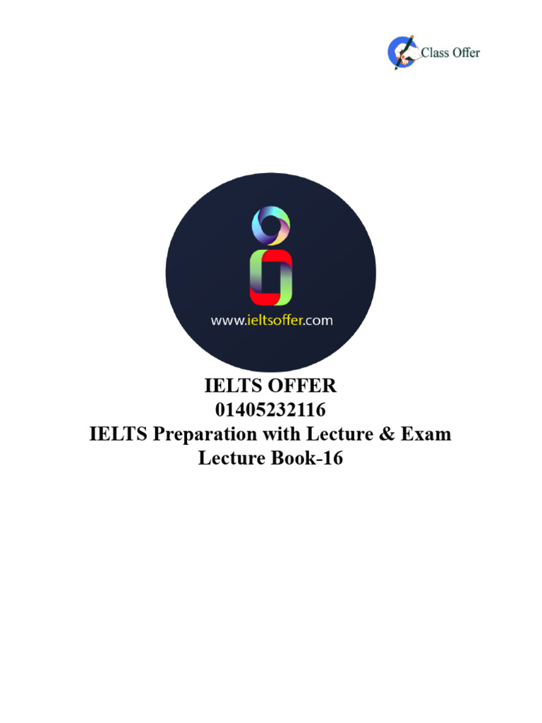 IELTS Preparation With Lecture and Exam Volume 16 | PDF