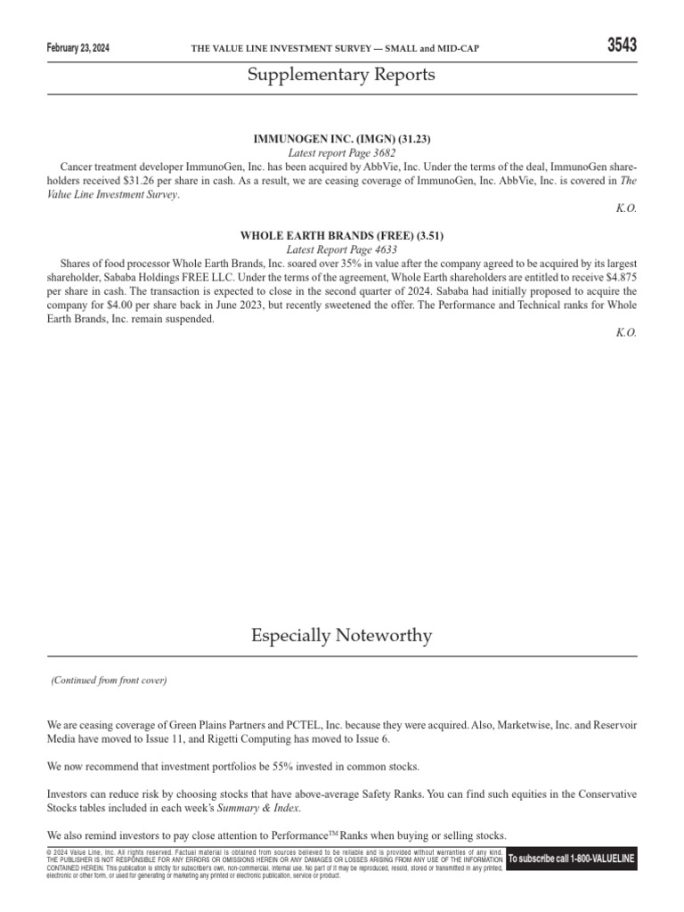 Part 3 - Supplementary Reports | PDF