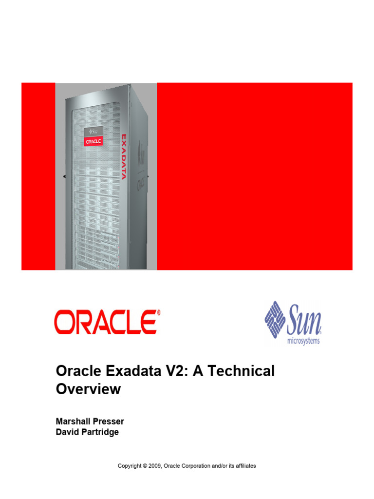 Oracle Exadata V2 | PDF