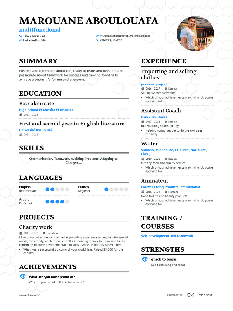 Marouane Aboulouafa Resume | PDF