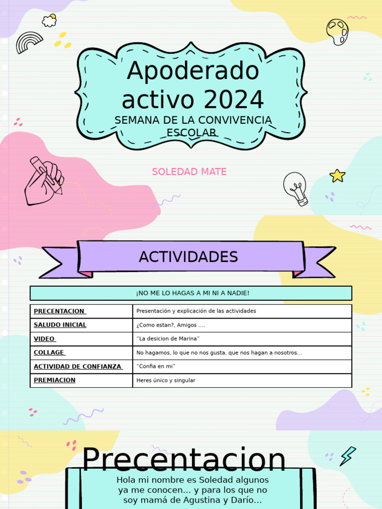 Apoderado Activo Tercero 2024 | PDF
