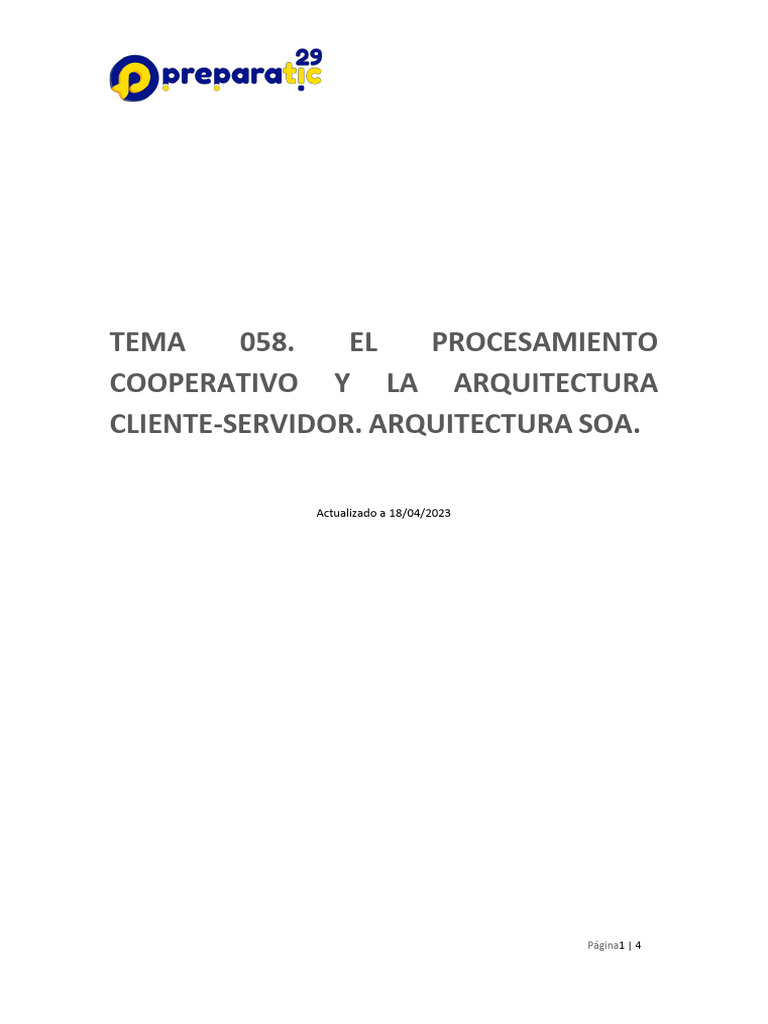 PreparaTIC - 29 - 058 - Resumen Express | PDF