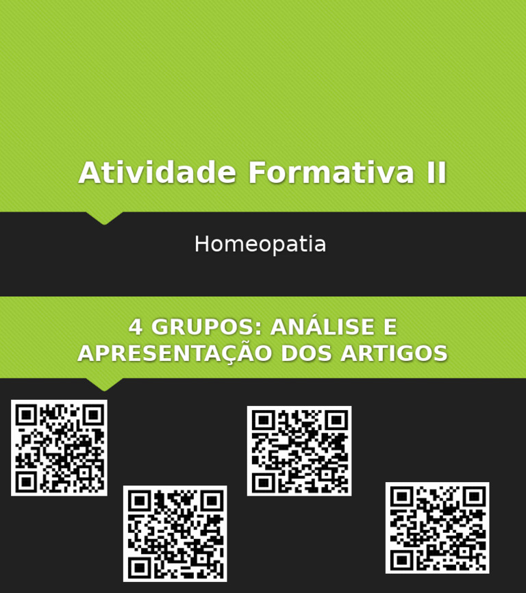 Aula 4 - Atividade Formativa II | PDF