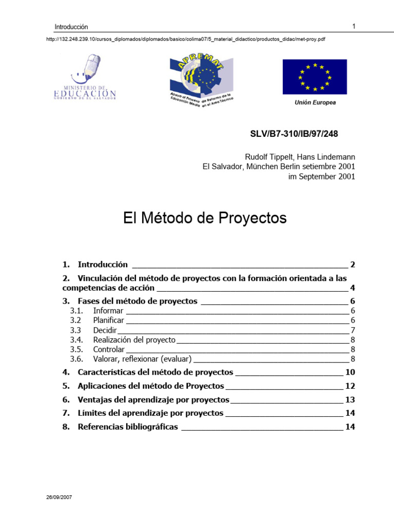 Metodo Proyectos | PDF