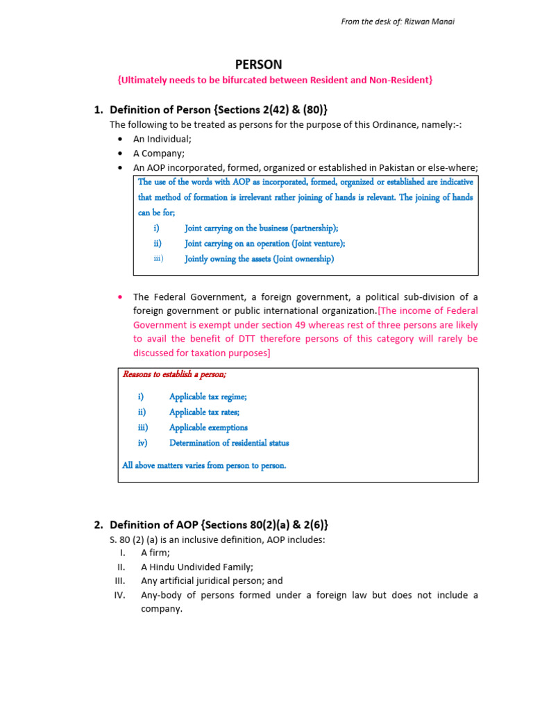 6 Definition of Person - Section 80 - 15.7.2024 | PDF