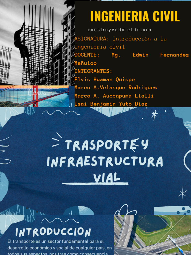 ASIGNATURA Introducción A La Ingenieria Civil DOCENTE Mg. Edwin Fernandez M - 20240321 - 211900 ...