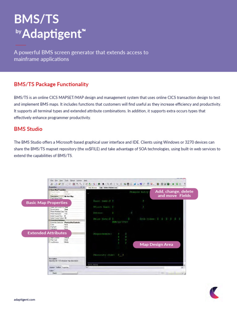 Mainframe Bms Map Editor | PDF