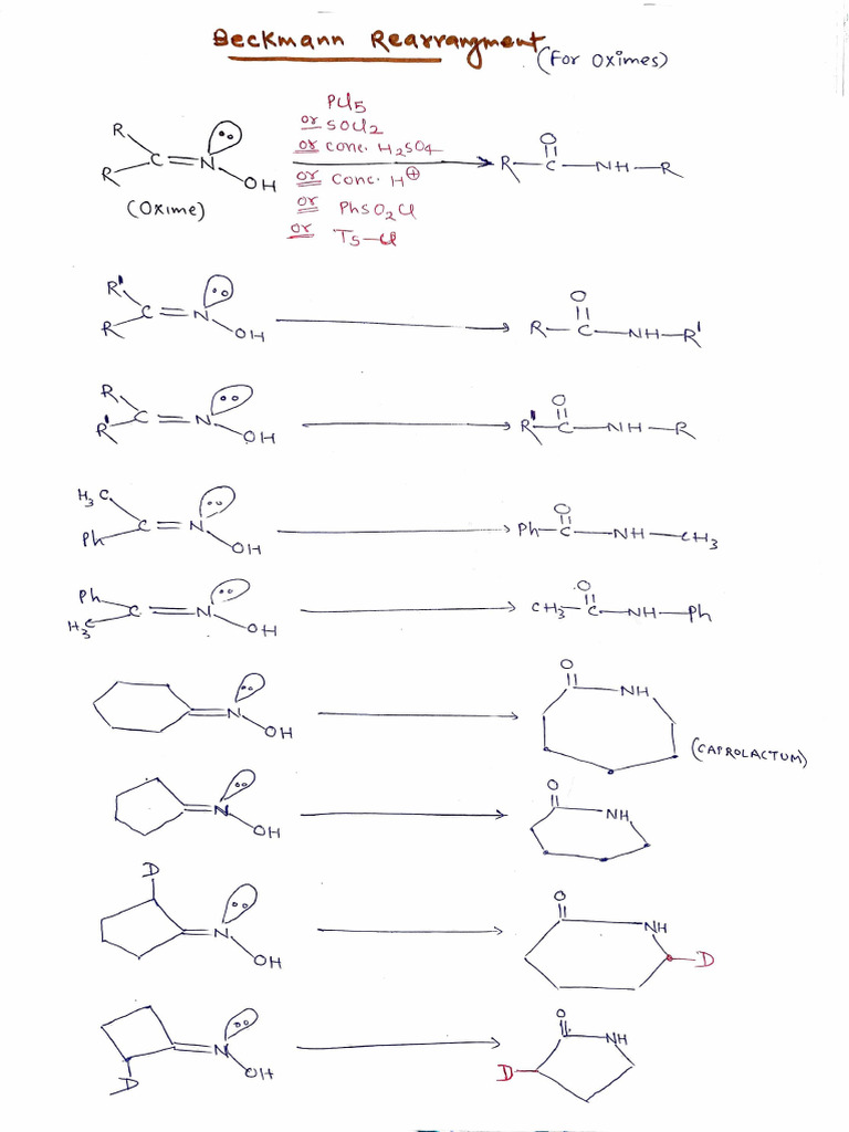 Beckmann's Rearrangement | PDF