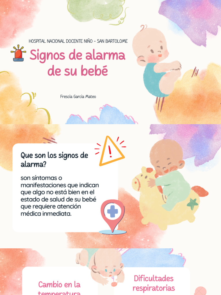 signos de alarma de un bebé | PDF