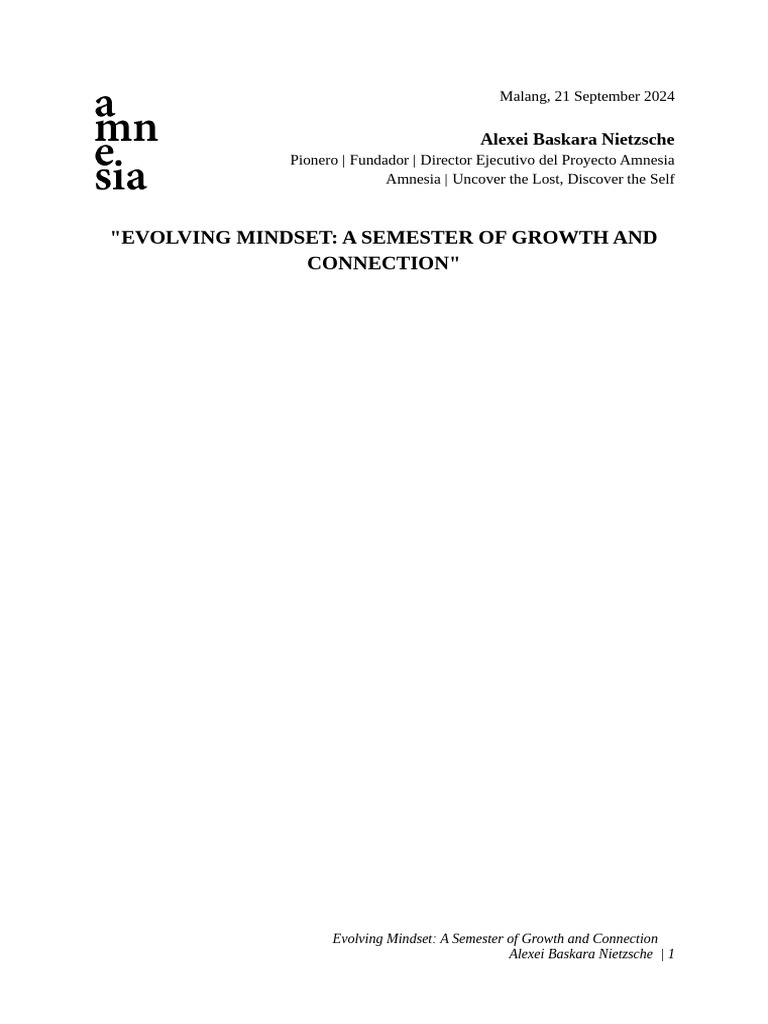 Timeline Amnesia Second Project | PDF