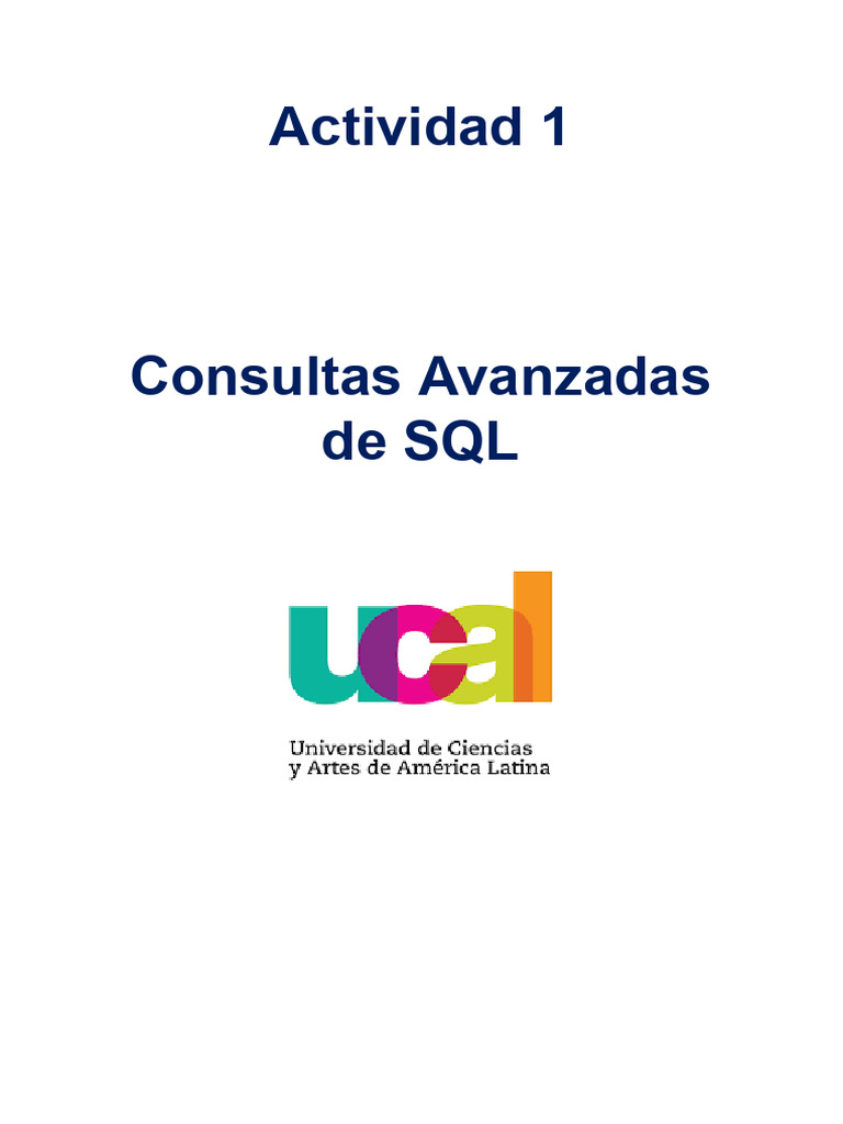 Actividad A_SQL | PDF