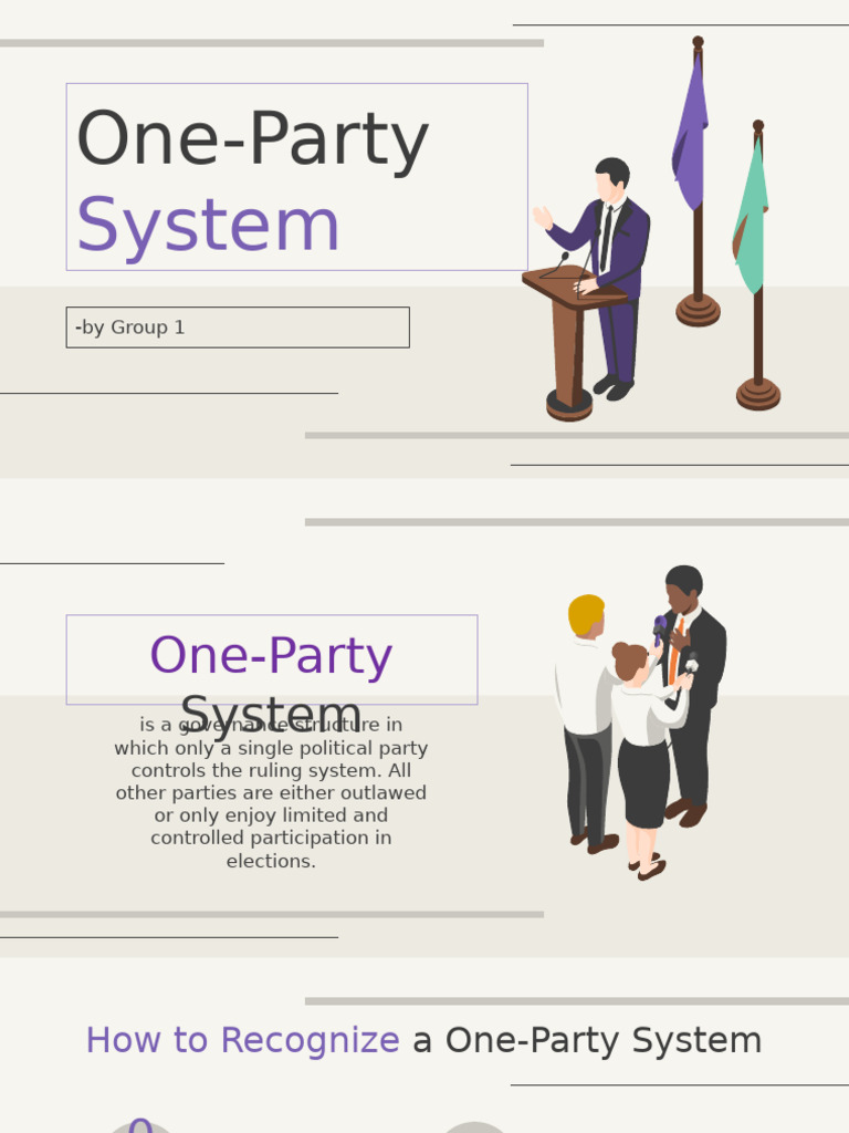 One-Party System 1 | PDF