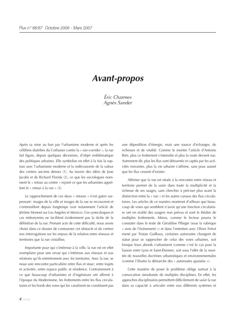 Avant Propos | PDF