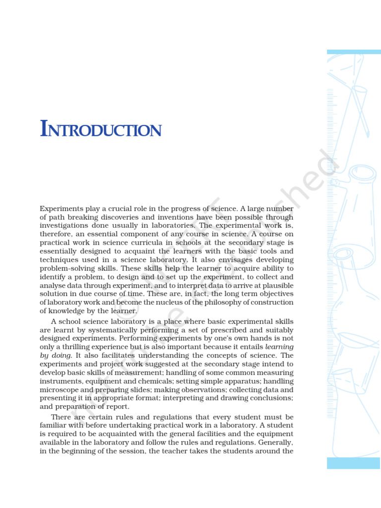 Science Lab Manual 9 | PDF