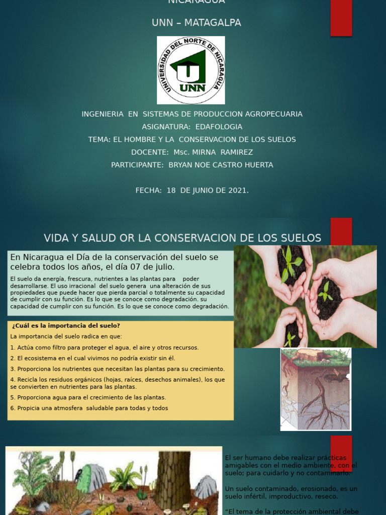 2..... El Hombre y La Conservacion de Los Suelos | PDF | Suelo ...