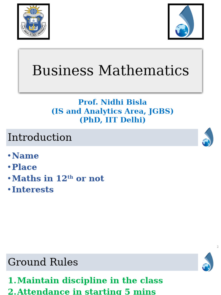 1,2,3. Introduction To Number System | PDF