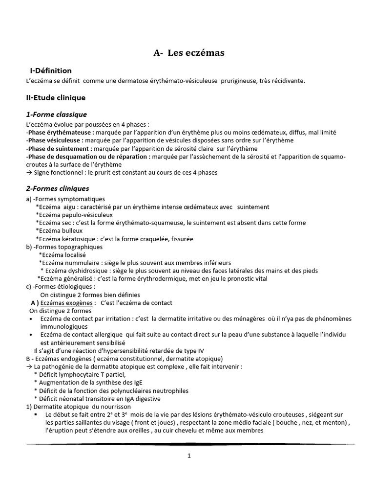 2 Eczémas | PDF