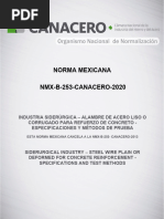 NMX B 292 Canacero 2018 | PDF | Cable | Tratamiento a base de calor