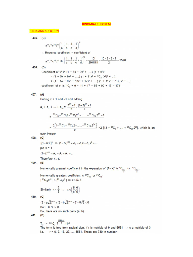Binomial Sheet 03 Anskey | PDF