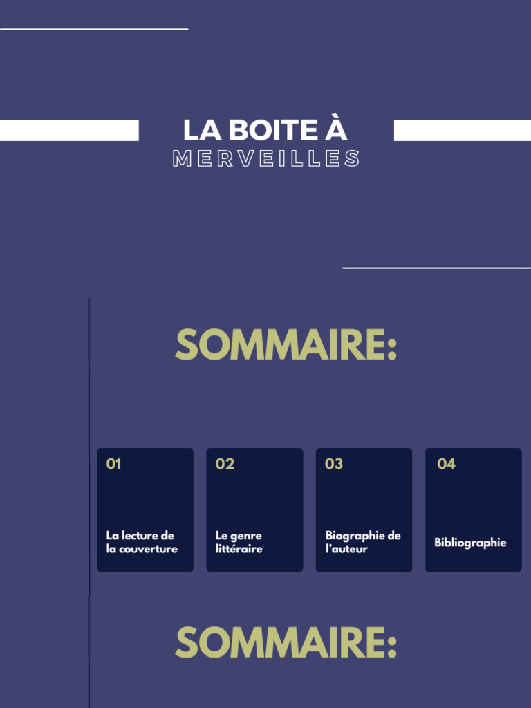 La Boîte À Merveilles | PDF