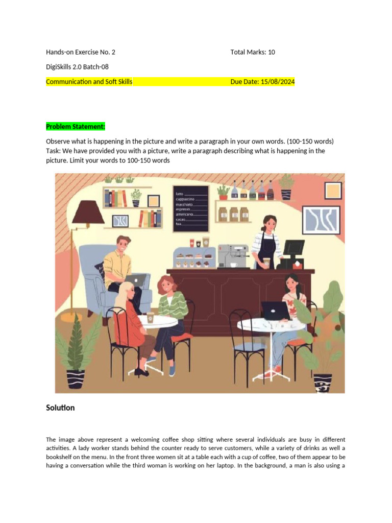 Communication Exercise 2 | PDF