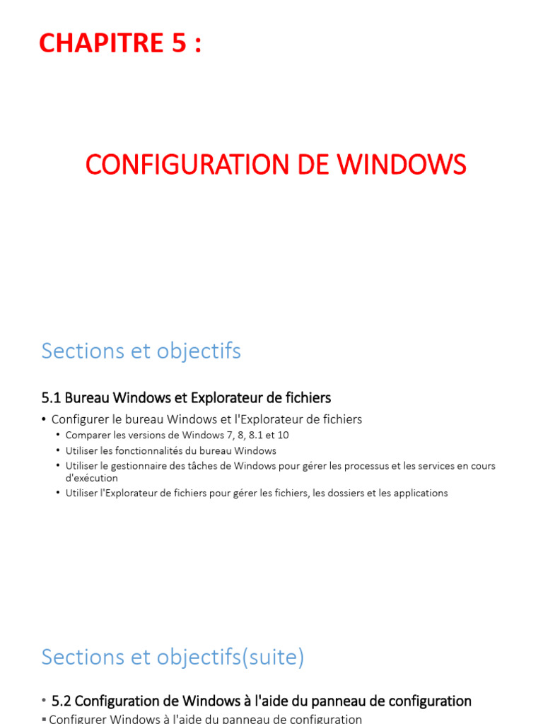 Sfo Chapitre 4 | PDF