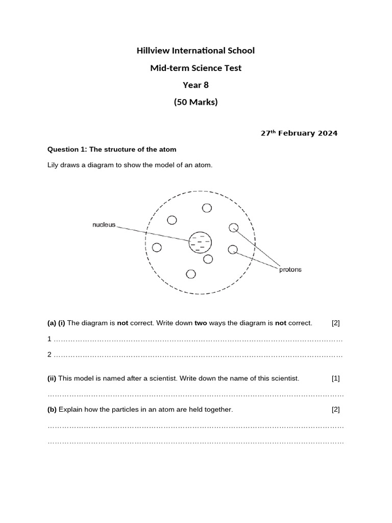 Year 8 Science 3 | PDF