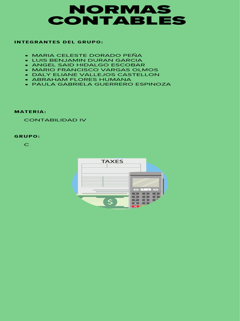 Normas Contables | PDF