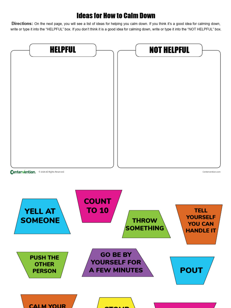 Helpful Coping Strategies Typable | PDF