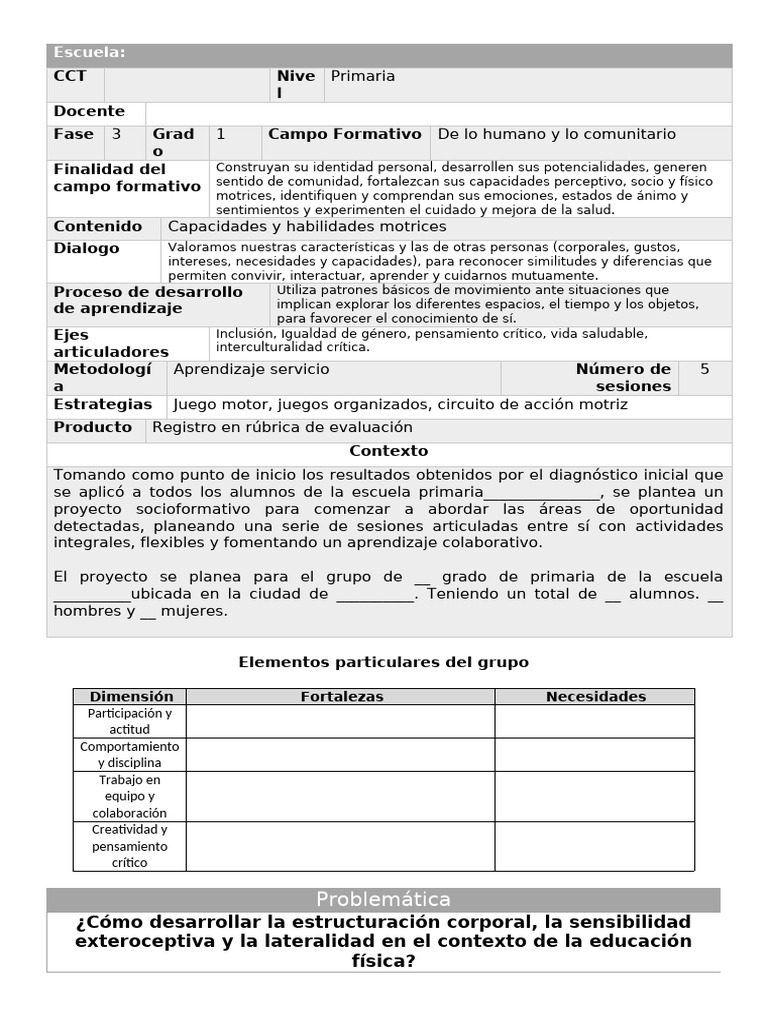 Proyecto 2 1° | PDF