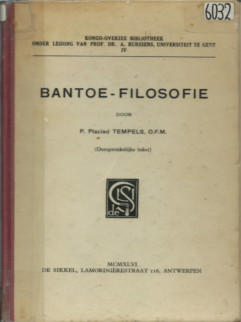 Bantoe-Filosofie (1946) | PDF