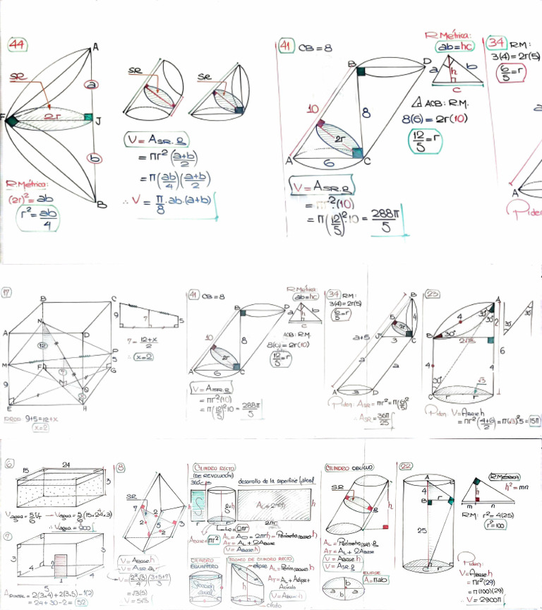 Prisma y Cilindro | PDF