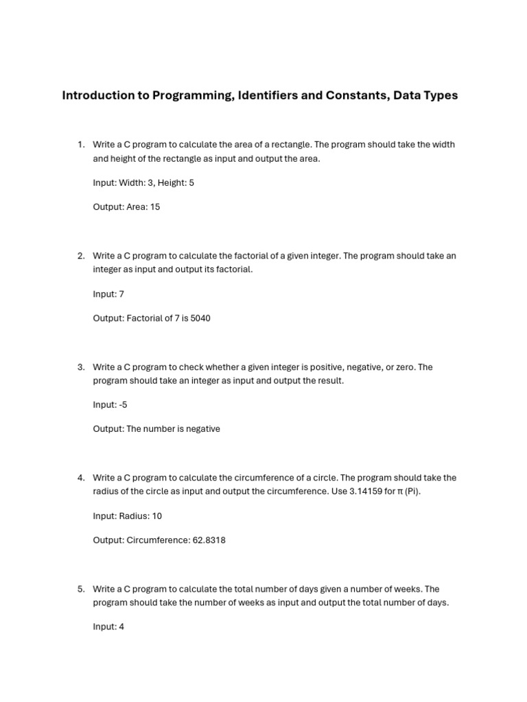 Coding Practice 1 | PDF