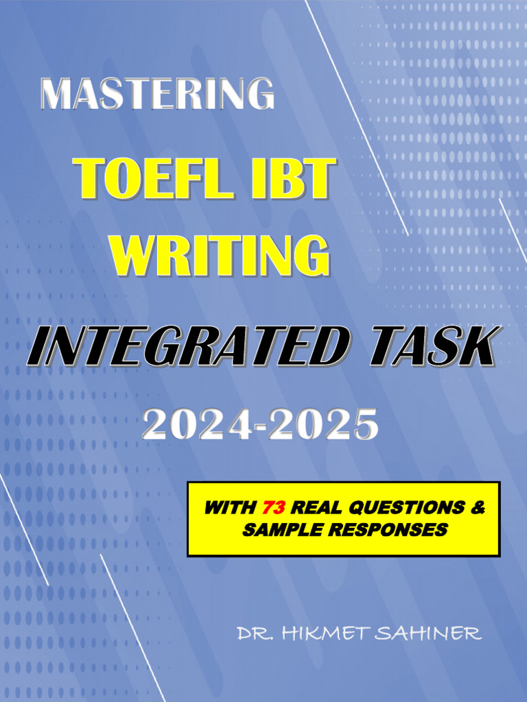 Mastering Toefl Ibt Writing Integrated T | PDF