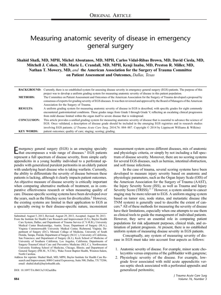 Apendicitis Congreso 22 Muñon Clasificacion Aag 14 1shafi2014 | PDF