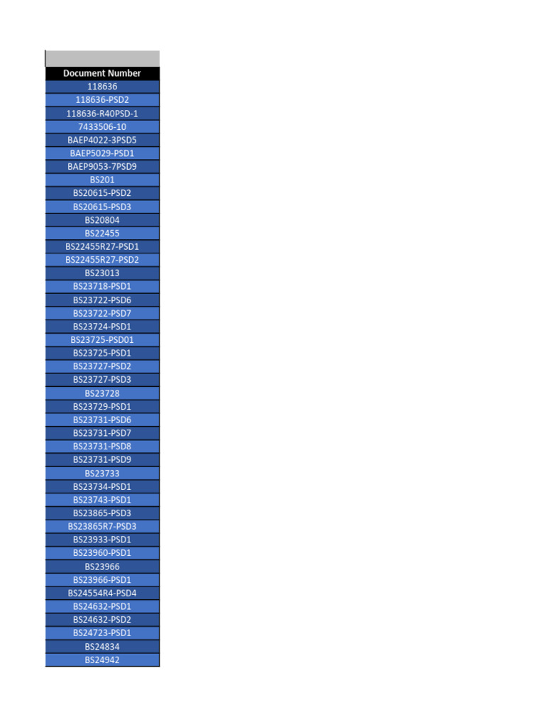 Master-Spec-List | PDF