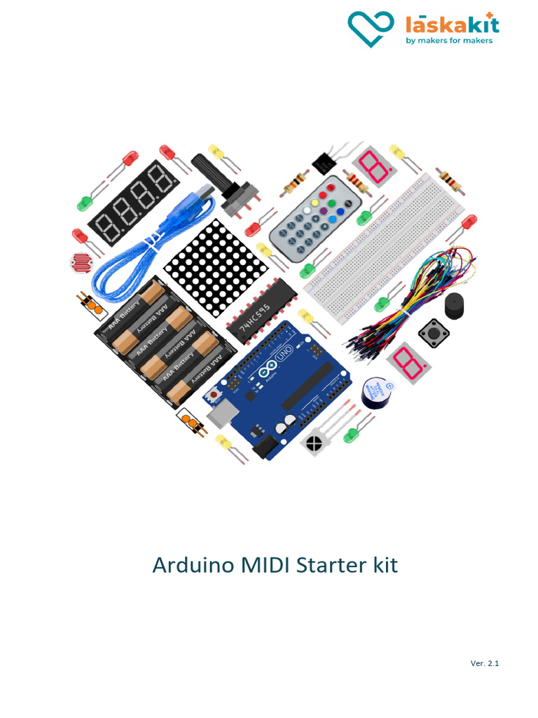 Laskkit Arduino Midi Starter Kit-2 | PDF