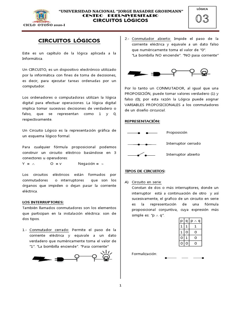 Practica 3 - Circuitos Logicos Con Claves | PDF