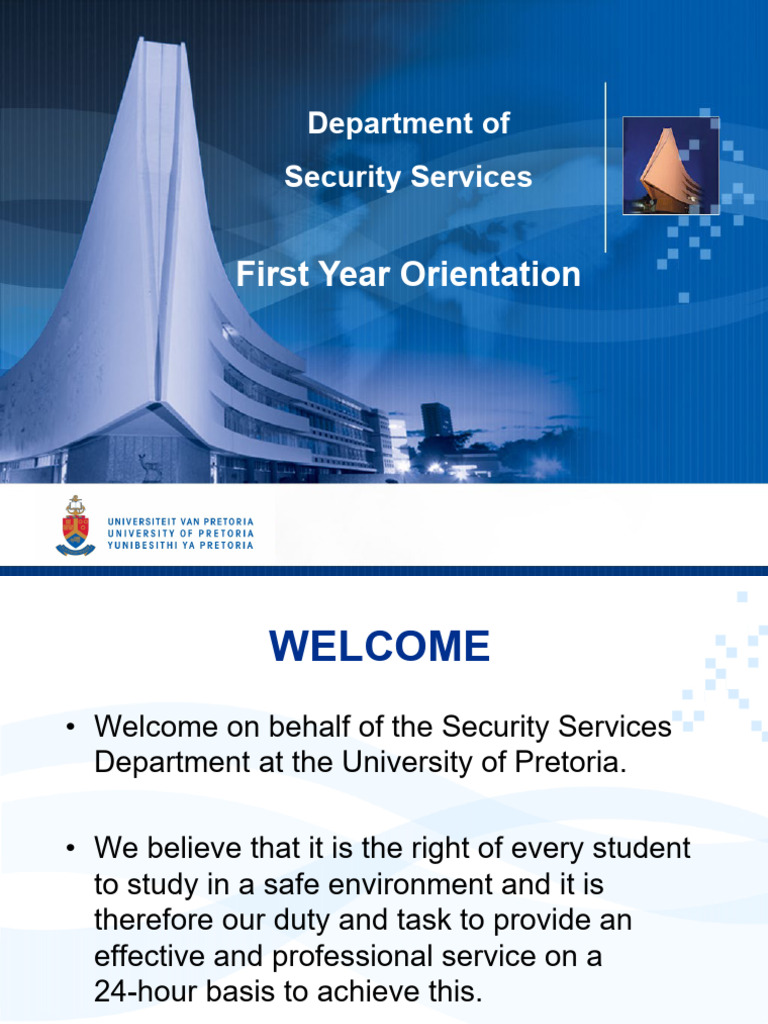 Security Orientation Presentation - 2020 | PDF