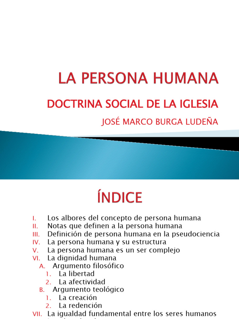 Persona Humana | PDF