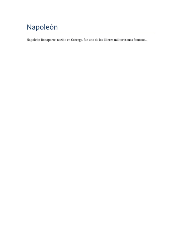 Napoleón | PDF