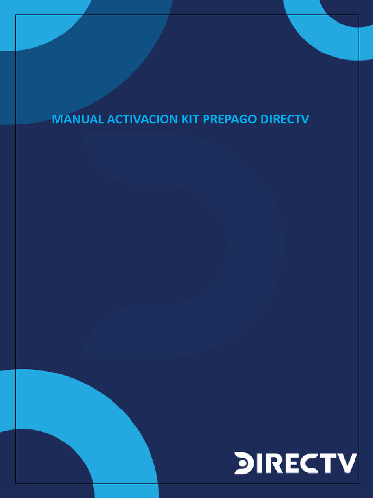 Manual Activación Kit Prepago DIRECTV - Clientes Backus | PDF