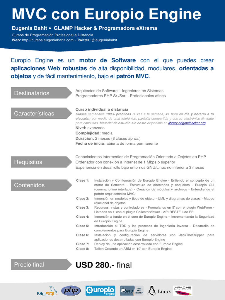 Cursos EugeniaBahit MVC | PDF