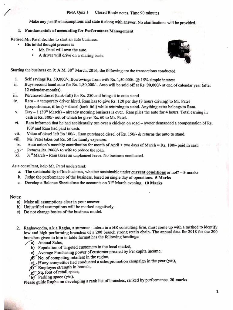 Quiz 1 - PYQ | PDF