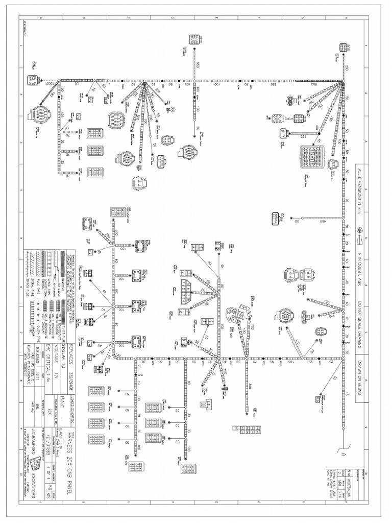 ESQUEMA ELECTRICO JCB CX | PDF