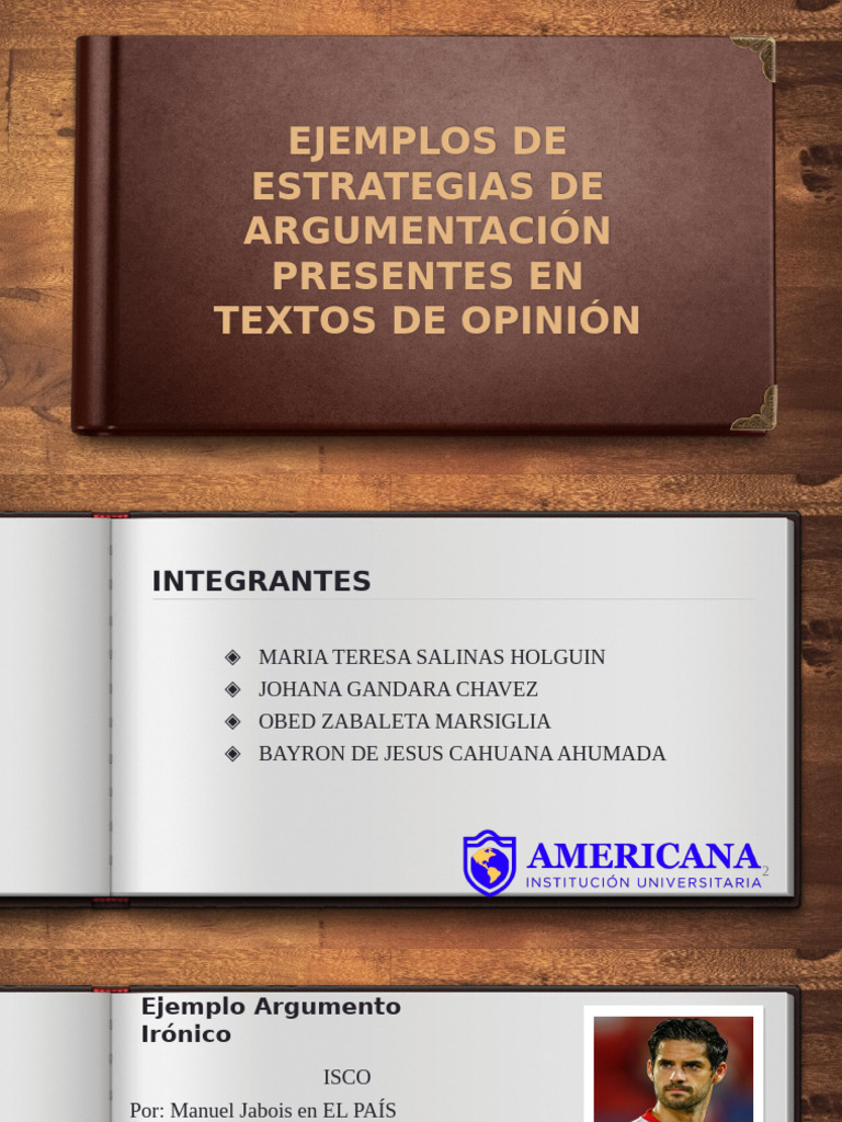 Ejemplos de Argumentación | PDF